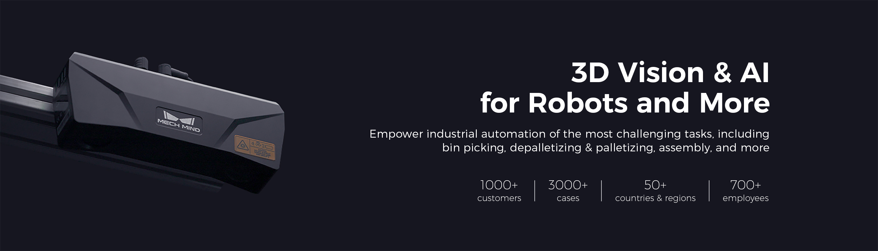 3D Vision & AI for Robots and More | Mech-Mind Robotics